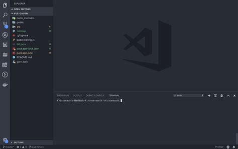 create simple oauth vue component with oauth i example