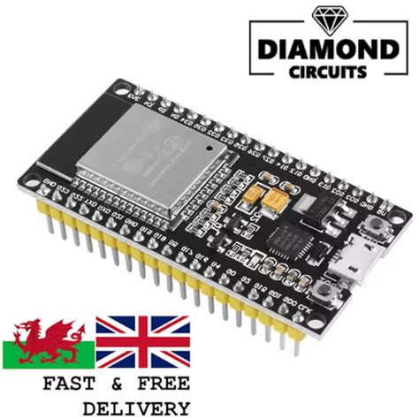 Esp32 Nodemcu 38 Pin Development Dev Board Dual Core Wifi Bt Micro Usb Wroom 32 £699 Picclick Uk