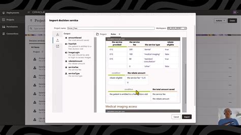 Example Doctor Fees Oracle Intelligent Advisor