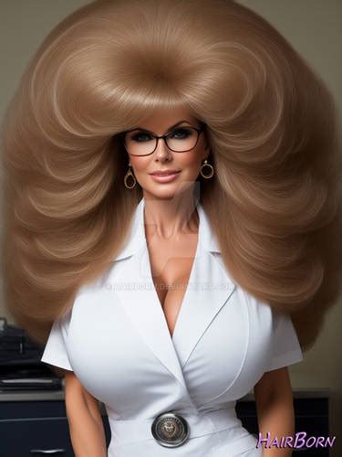 Photorealistic Big Hair Beauties By Hairborn On Deviantart
