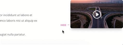 How To Create A Sticky Promo Video With A Showhide Toggle In Divi Ask The Egghead Inc