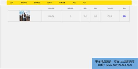 基于ssm的游戏商城管理系统 Java毕业设计从戎源码网从戎源码网