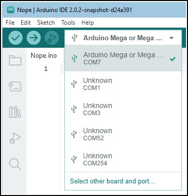 Port Selections IDE 2 X Arduino Forum