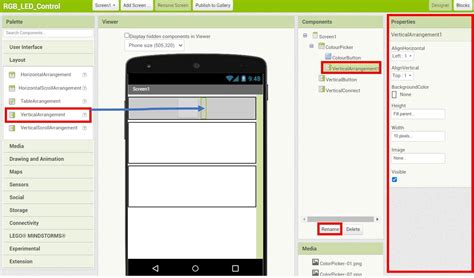 Arduino Rgb Led Control Using Android App With Mit App Inventor