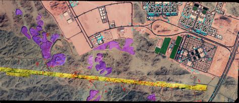 Satellite Images Reveal Saudi Arabias The Line Construction Process