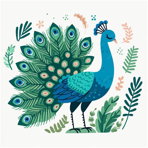 Premium Vector Peacock Vector