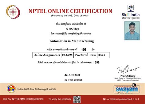 Harish C On Linkedin Learningneverstops Automationinmanufacturing Nptel