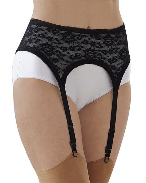 Stretch Lace Garter Belt