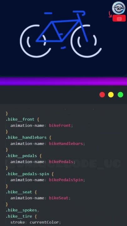 🚲preloader Bicycle Animation Using Html Css💫 Youtube