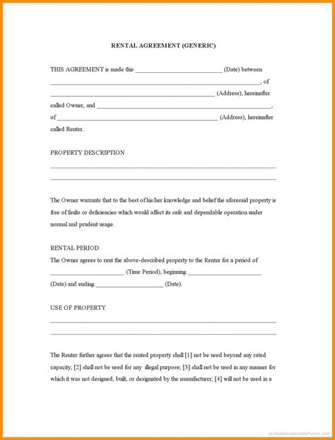 Tenancy Agreement Template Malaysia
