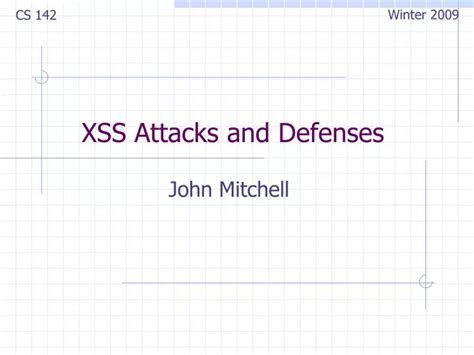 Ppt Xss Attacks And Defenses Powerpoint Presentation Free Download