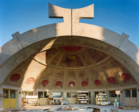 Inside Arcosanti Paolo Soleris Experimental Desert Town
