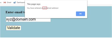 45 Validate Email In Javascript Using Regular Expression Javascript