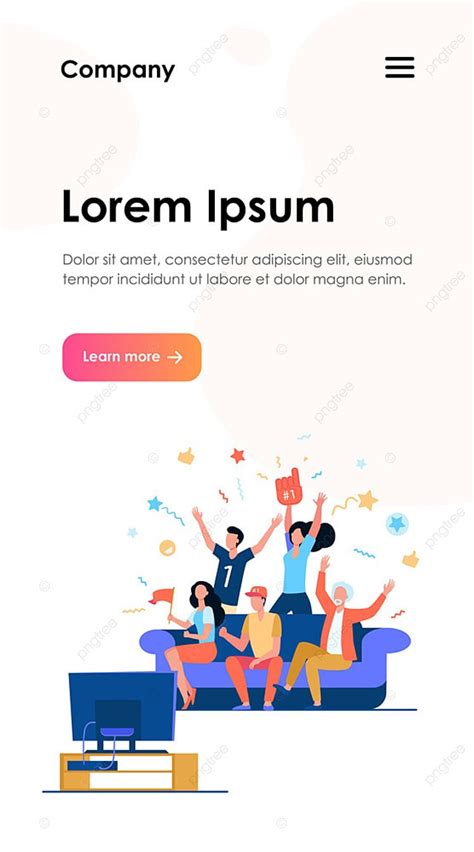 Tv에서 경기를 시청하는 축구 팬 템플릿 Psd 다운로드 디자인 자료 다운로드