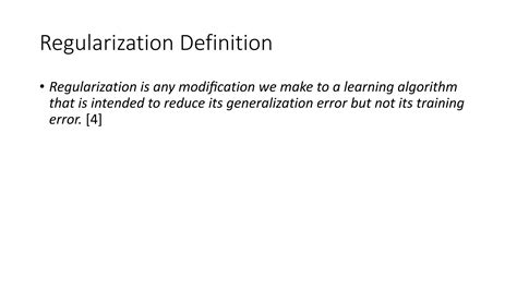 Regularization In Deep Learning Pptx Technology And Computing