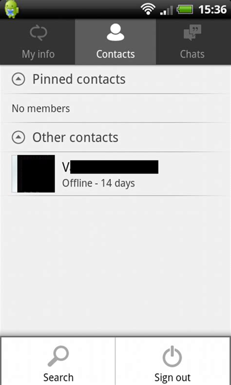 Lync 2010 On Android Screenshots Dave Storks Imho