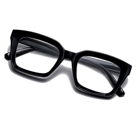 Thick Chunky Square Frame Men Women Retro Clear Lens Classic Eye