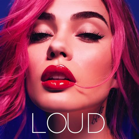 Glamorous Womans Bust With Vibrant Pink Makeup Spotify Album Cover Playground