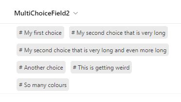 Change The Layout Of The Multi Choice Column Alexander Henkel