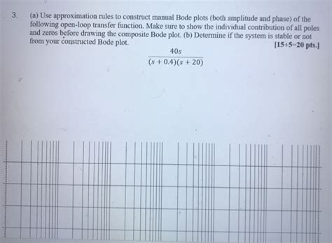 solved 3 a use approximation rules to construct manual