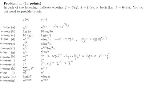 Discrete Mathematics Time Complexity For Asymptotic Functions