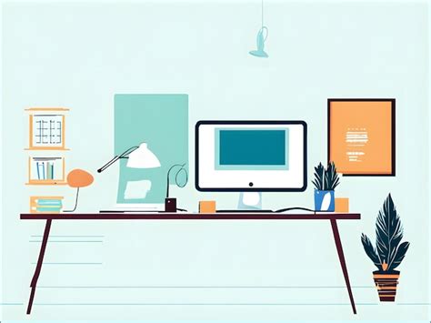 Premium Ai Image Office Banner Illustration
