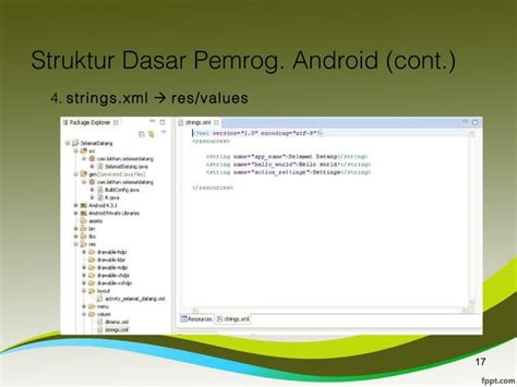 Pemrograman Mobile Android Modul Iii Ppt