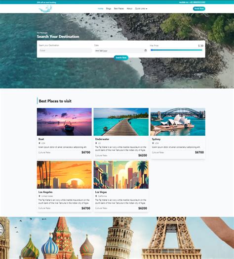 Github Rivaldiidris777react Tailwind Travel
