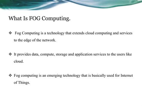 seminar ppt fog comp pptx
