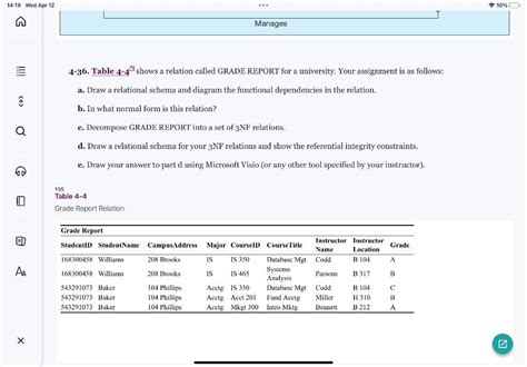 a draw a relational schema and diagram the
