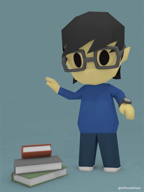 Chibi Nerd By Hamzcraze On Deviantart