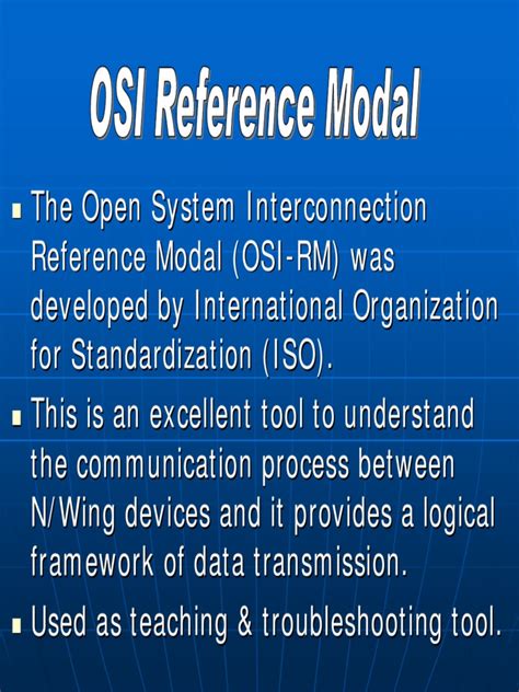 Presentation Osi Rm Pdf Transmission Control Protocol Internet Protocols