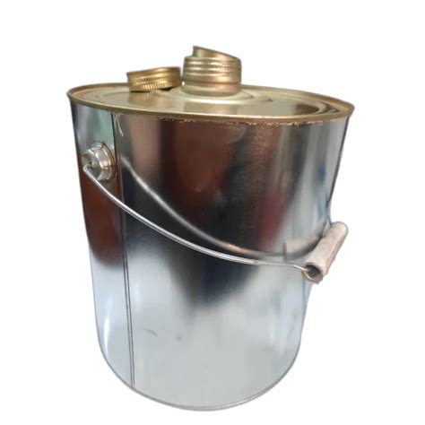 Silver 5 Ltr Neck Tin Container At Best Price In Pune Shreeji Cans