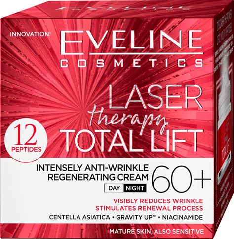 EVELINE COSMETICS Крем против бръчки Laser therapy Total Lift 60+, 50 ...