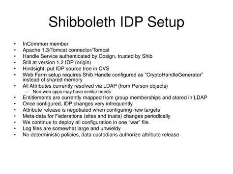 Ppt Using Shibboleth As An Sso Powerpoint Presentation Free Download Id 4889775