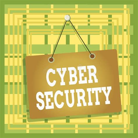 Text Sign Showing Cyber Security Conceptual Photo Protection Of Internetconnected Systems From