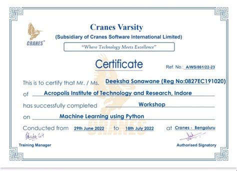 Deeksha Sonawane On Linkedin Machinelearning Cranes Pythonprogramming Acropolis