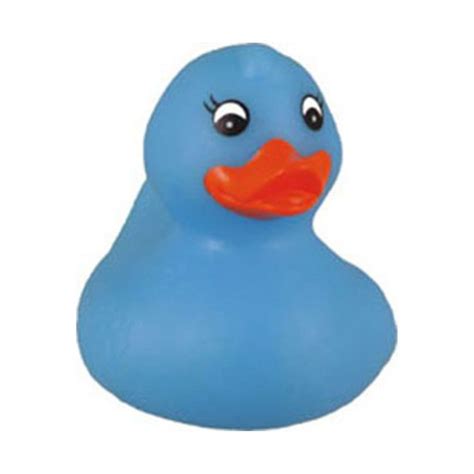 Custom Rubber Spring Time Blue Duck Toy