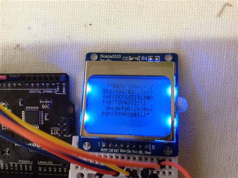 Arduino Nokia 5110 Lcd Temperature Meter With The Ds18b20 Instructables