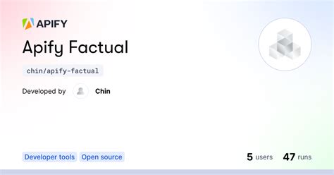 Issues · Apify Factual Deprecated · Apify