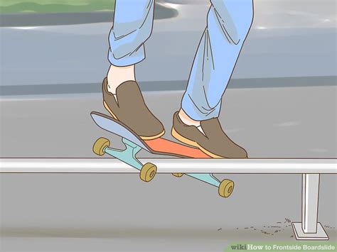 How To Frontside Boardslide With Pictures Wikihow Fitness
