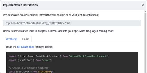 growthbook and next js alphalang docs