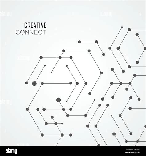 Hexagonal Structure Molecule Design Stock Vector Image Art Alamy