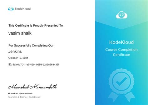 Vasim Shaik On Linkedin Devops Jenkins Cicd Kodekloud