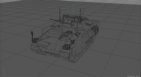 전사 Mcv Un 군용 탱크 3d 모델 52 Obj Fbx C4d Free3d