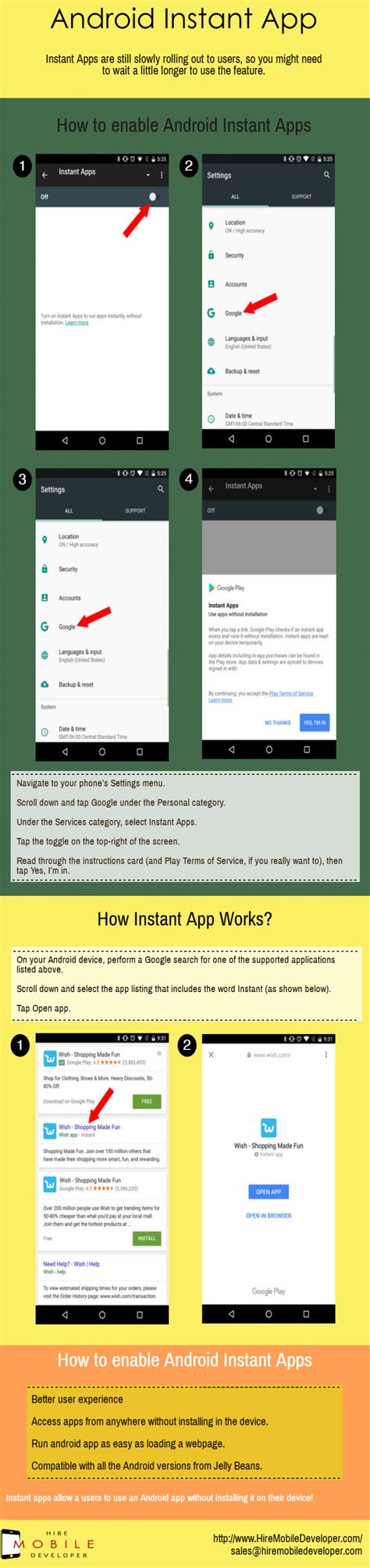 Android Instant App Run Apps Quickly Without Installation Mobile Application Development