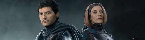 The Mandalorian And Bo Katan Kryze From The Mandalorian 4k Wallpaper