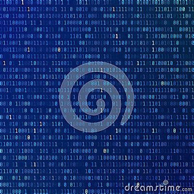 Binary Code Programming Encoded Information Technology Background
