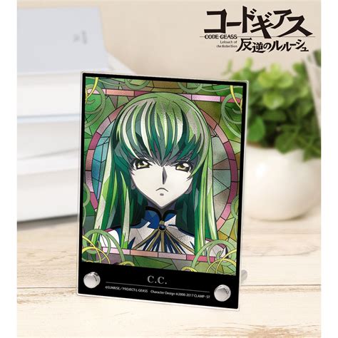 Code Geass Lelouch Of The Rebellion Cc Aure Glass A6 Acrylic Panel