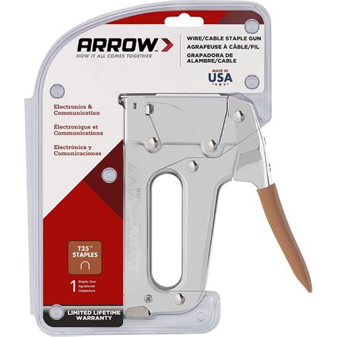 Arrow T25 Low Voltage Wire Staple Gun Tacker Stapler T25 Staple Wires